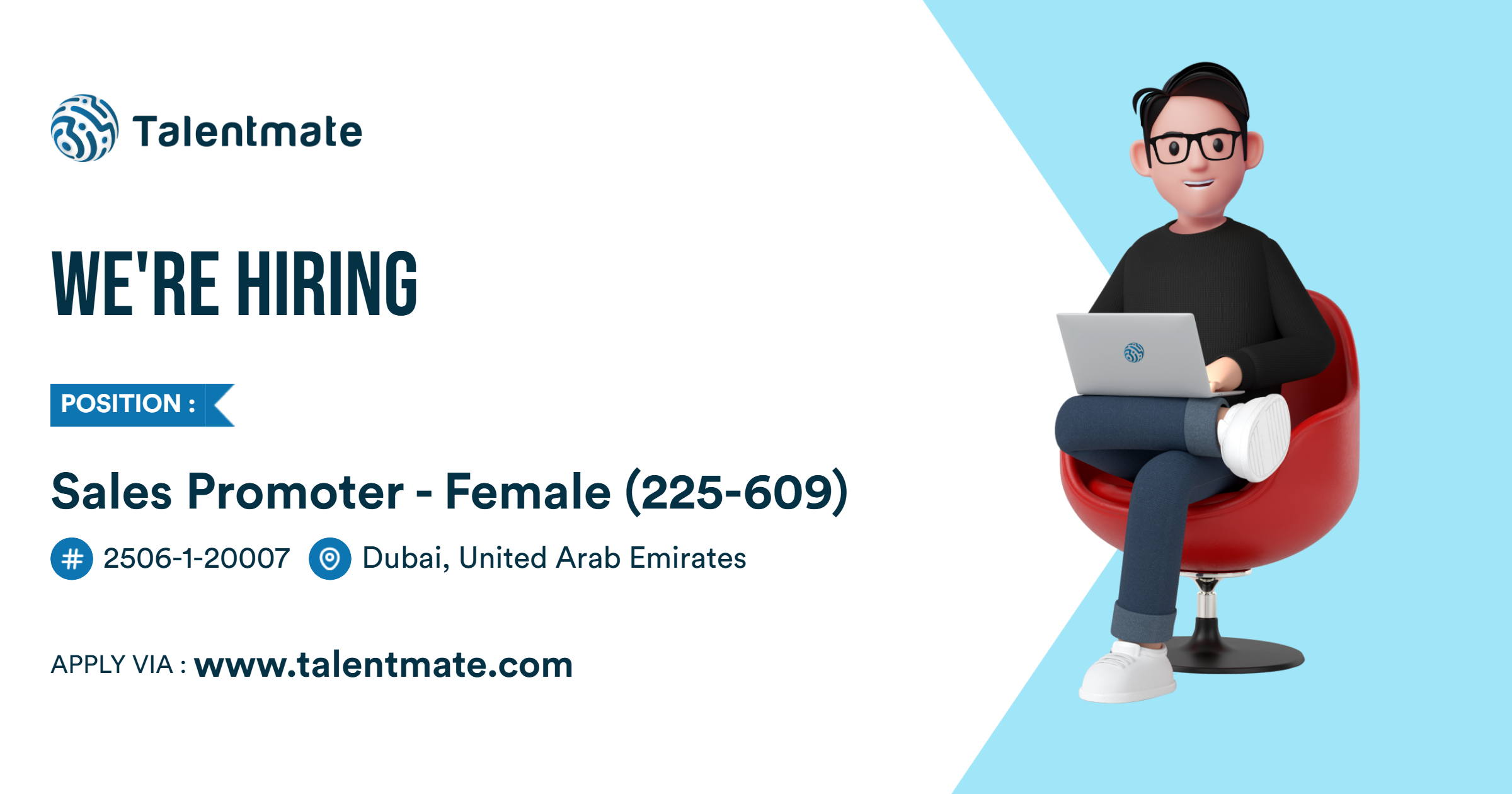 Sales Promoter - Female (225-609) Jobs in Dubai, United Arab Emirates