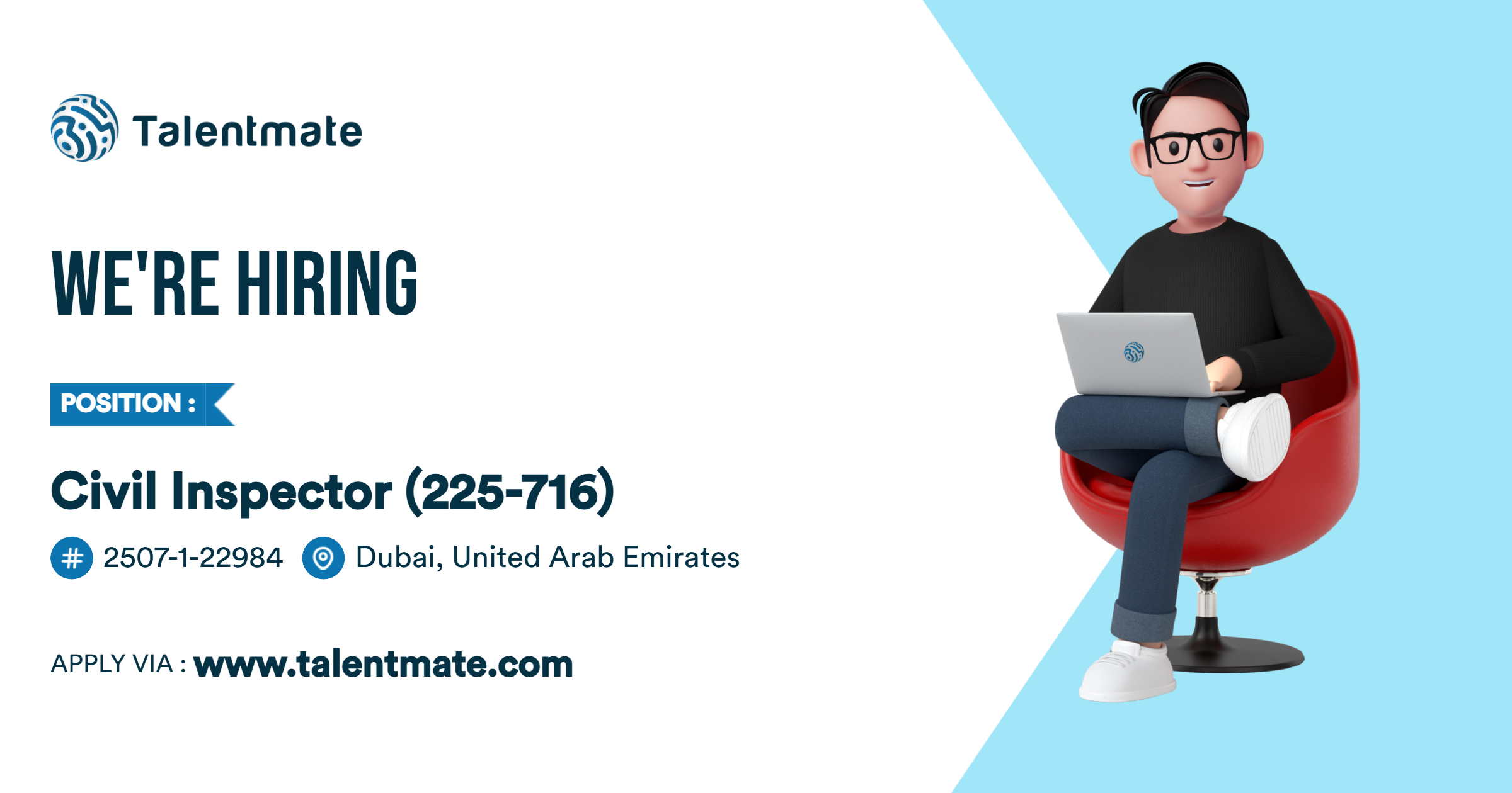 Civil Inspector (225-716) Jobs in Dubai, United Arab Emirates