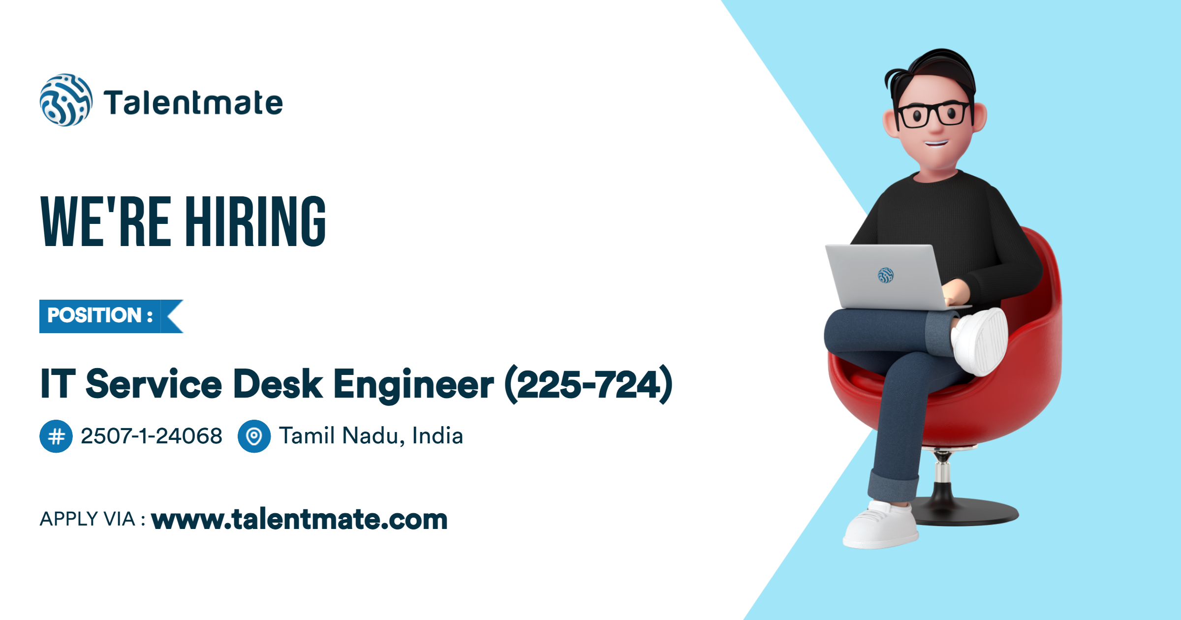 IT Service Desk Engineer (225-724) Jobs in Tamil Nadu, India