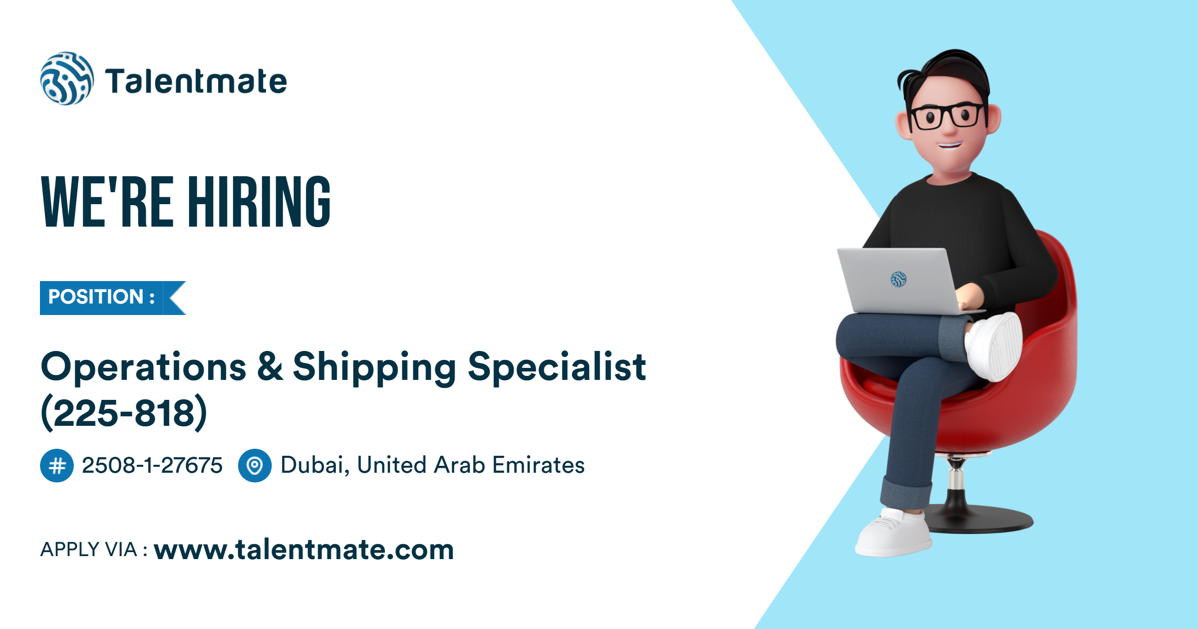 Operations & Shipping Specialist (225-818) Jobs in Dubai, United Arab ...