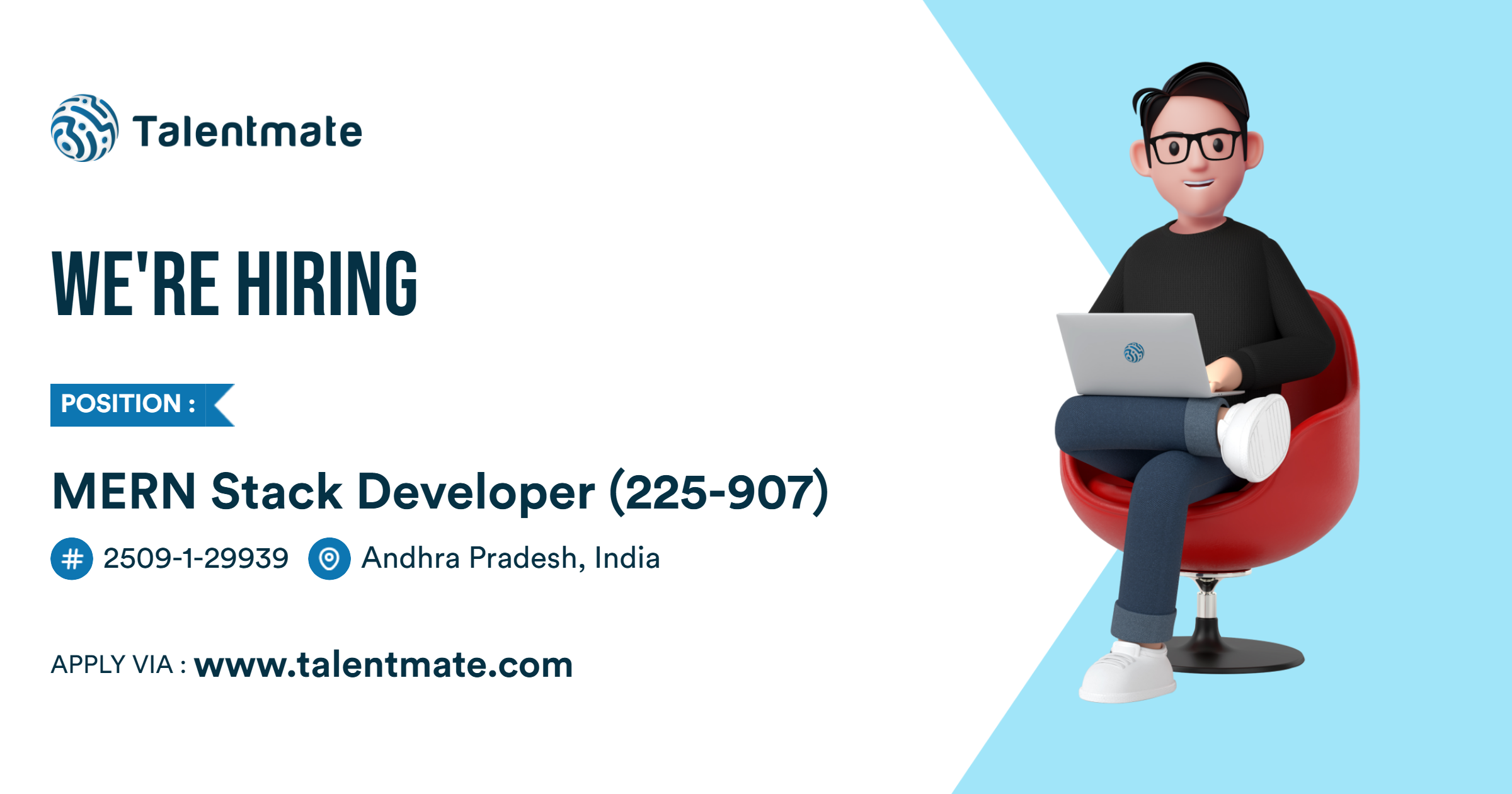 MERN Stack Developer (225-907) Jobs in Andhra Pradesh, India