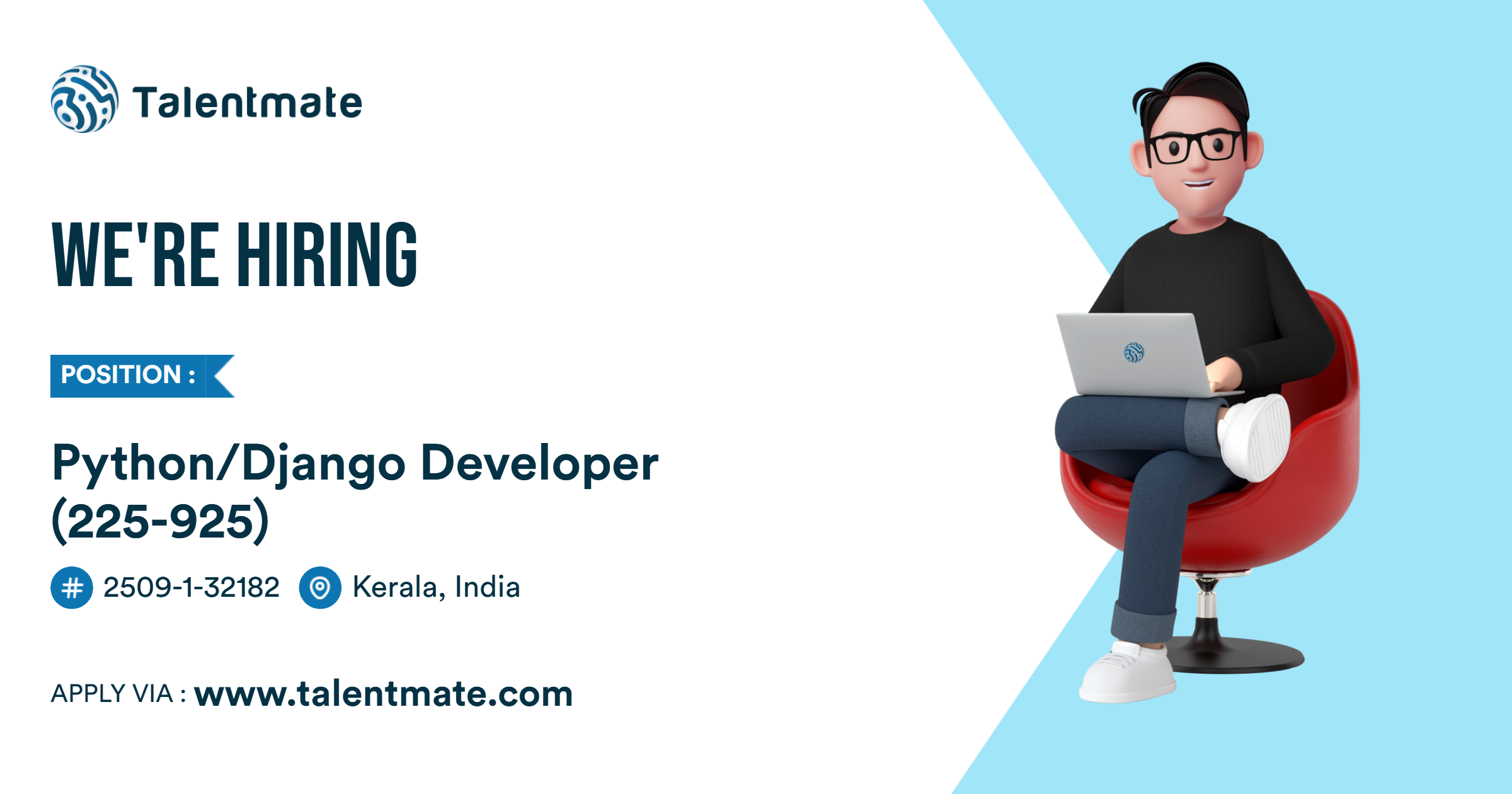 Python/Django Developer (225-925) Jobs in Kerala, India