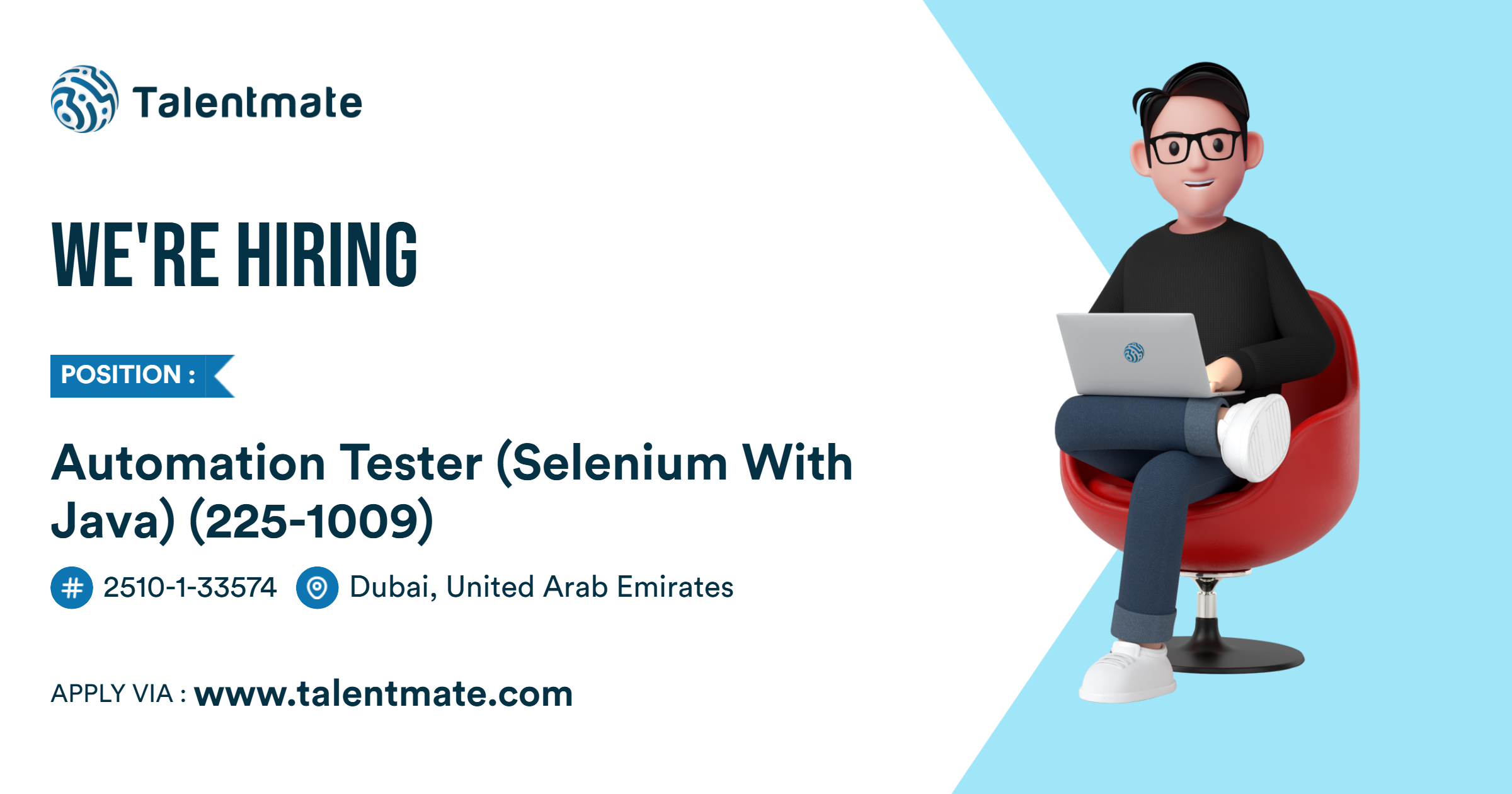 Automation Tester (Selenium with Java) (225-1009) Jobs in Dubai, United ...