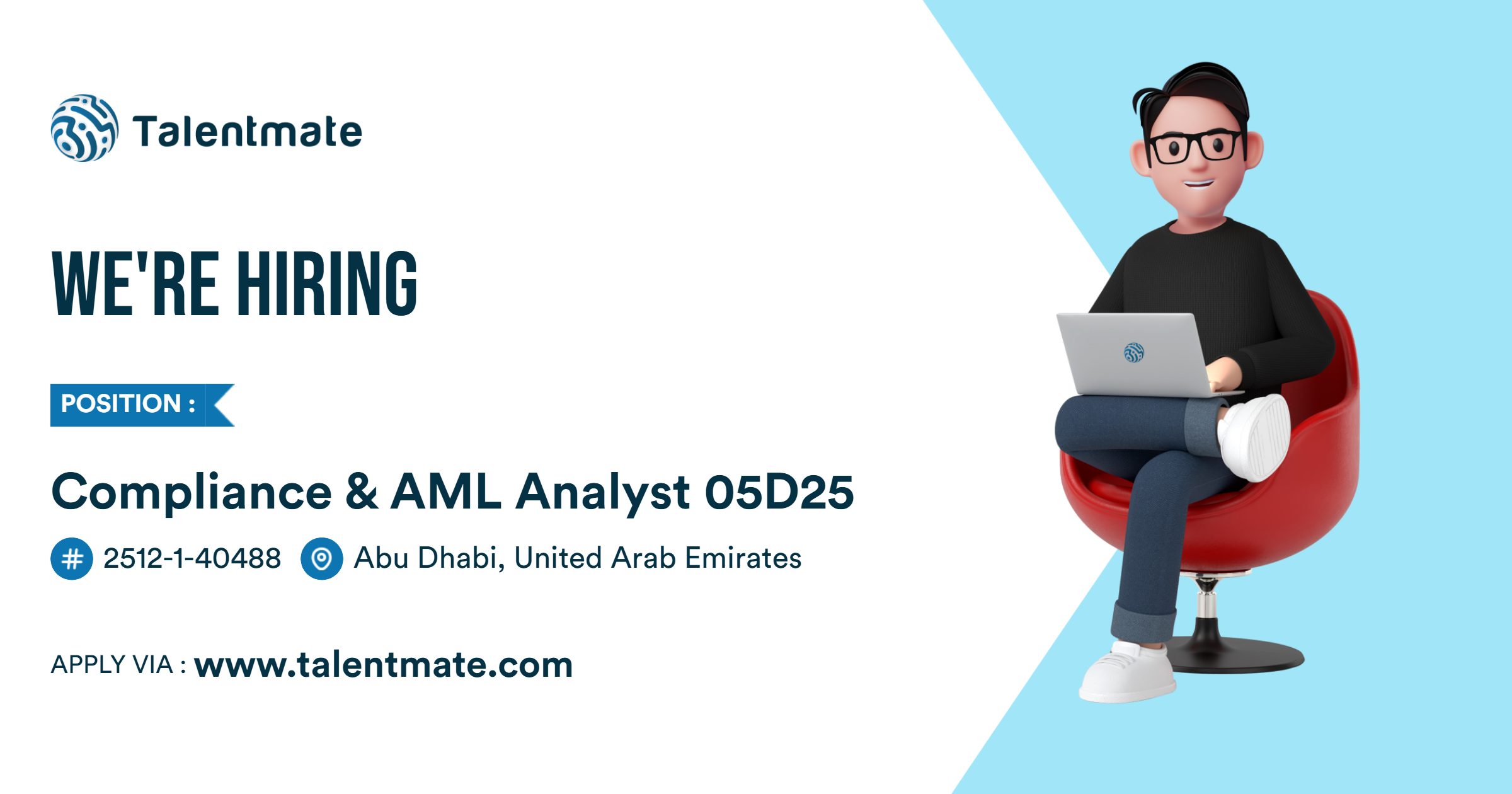 Compliance & AML Analyst 05D25 Jobs in Abu Dhabi, United Arab Emirates