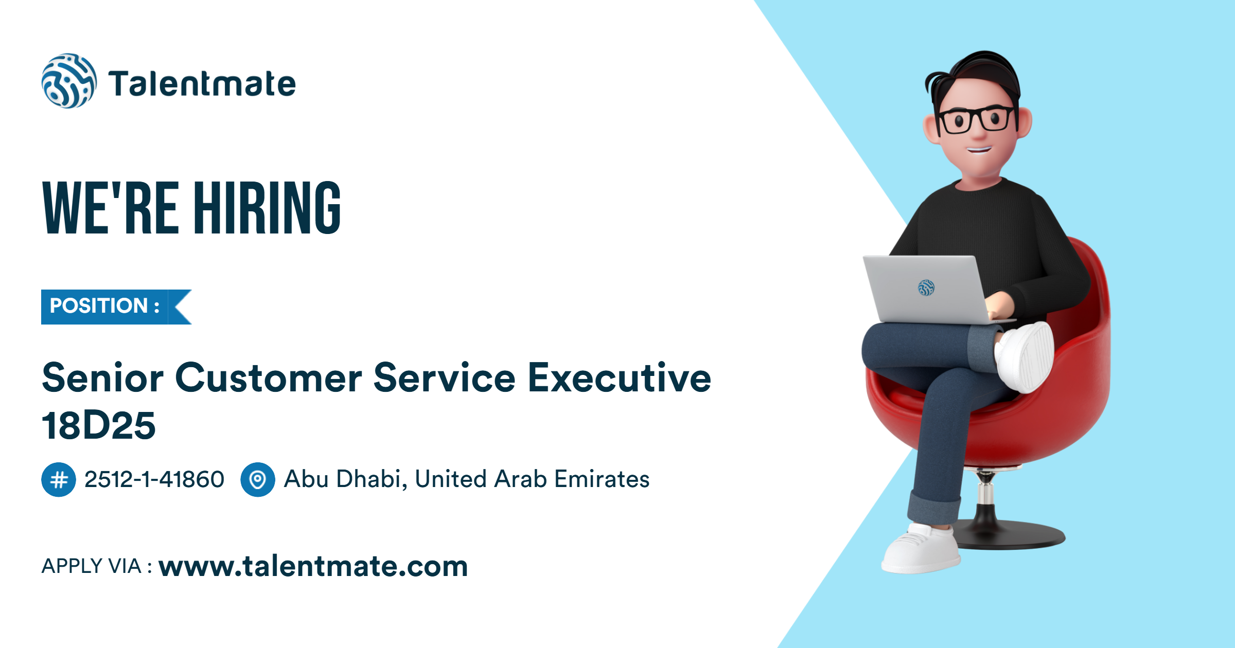 Senior Customer Service Executive 18D25 Jobs in Abu Dhabi, United Arab ...