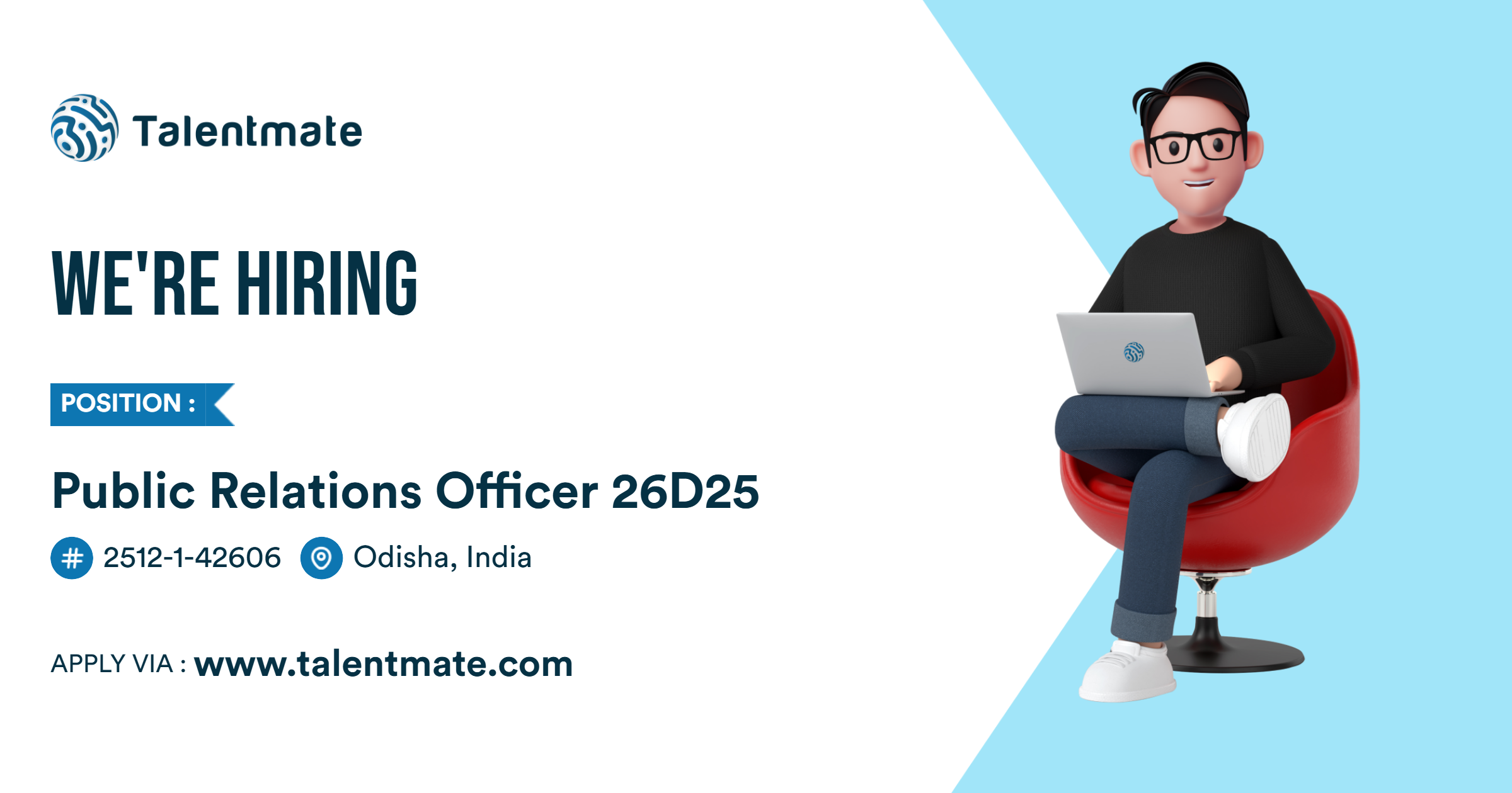 Public Relations Officer 26D25 Jobs in Karnataka, India