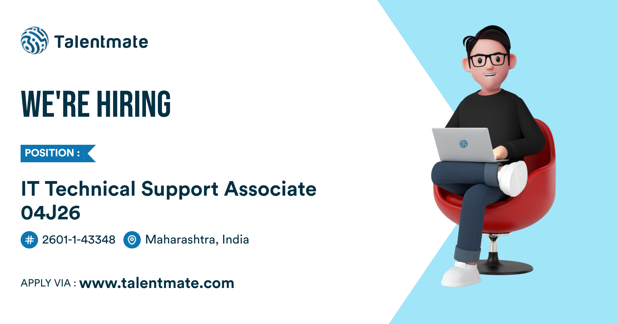 IT Technical Support Associate 04J26 Jobs in Maharashtra, India