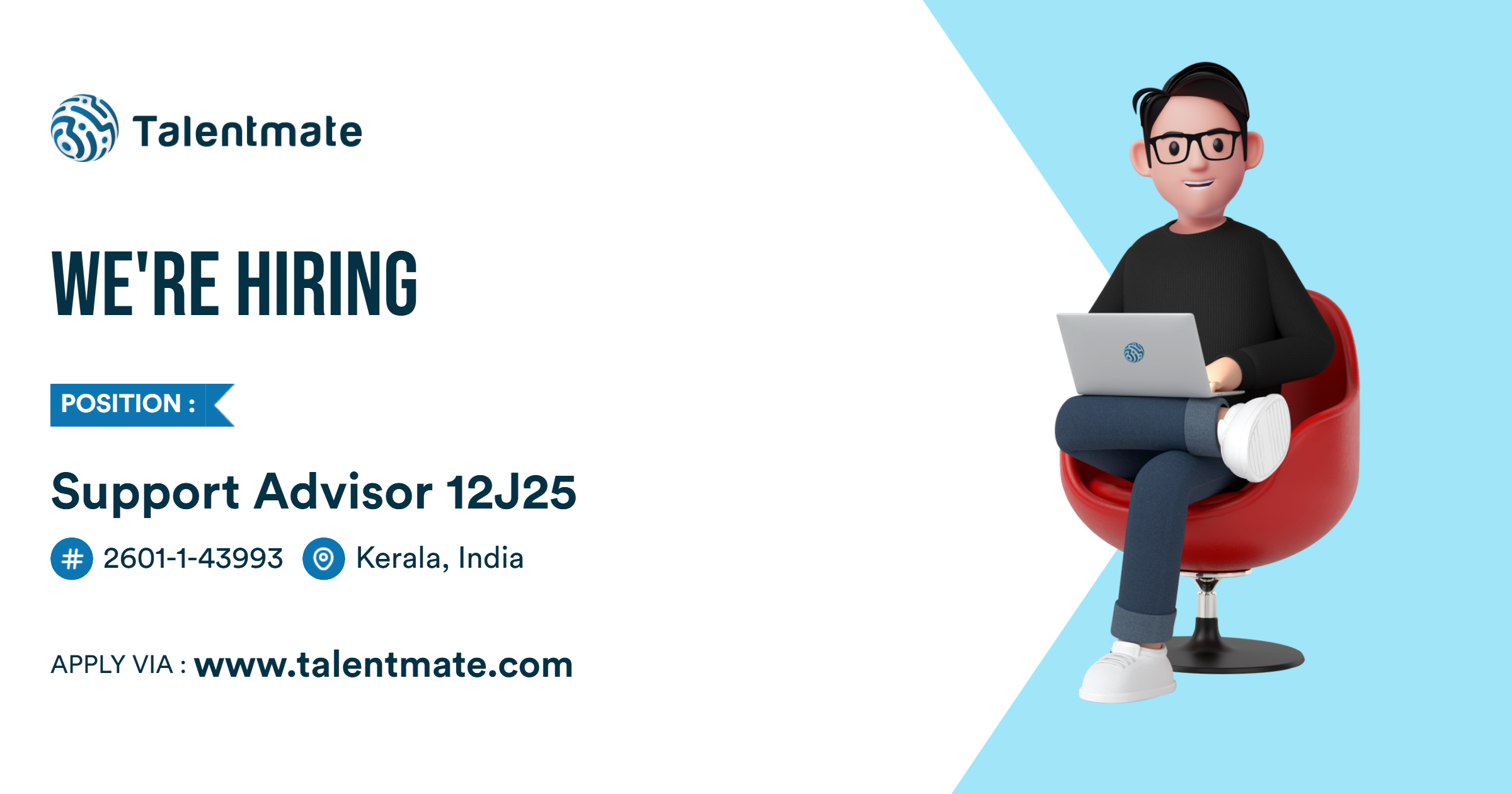 Support Advisor 12J25 Jobs in Kerala, India