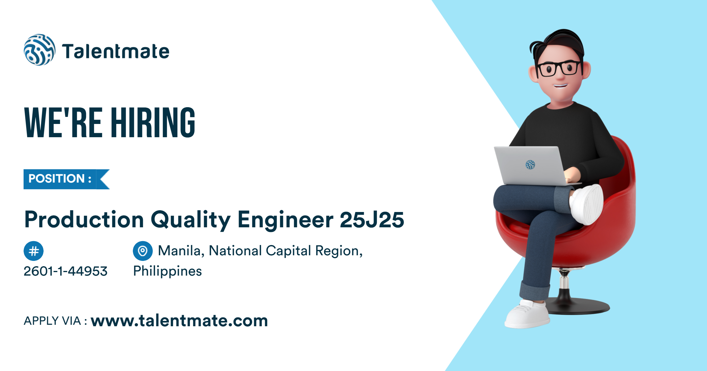 Production Quality Engineer 25J25 Jobs in Manila, National Capital ...