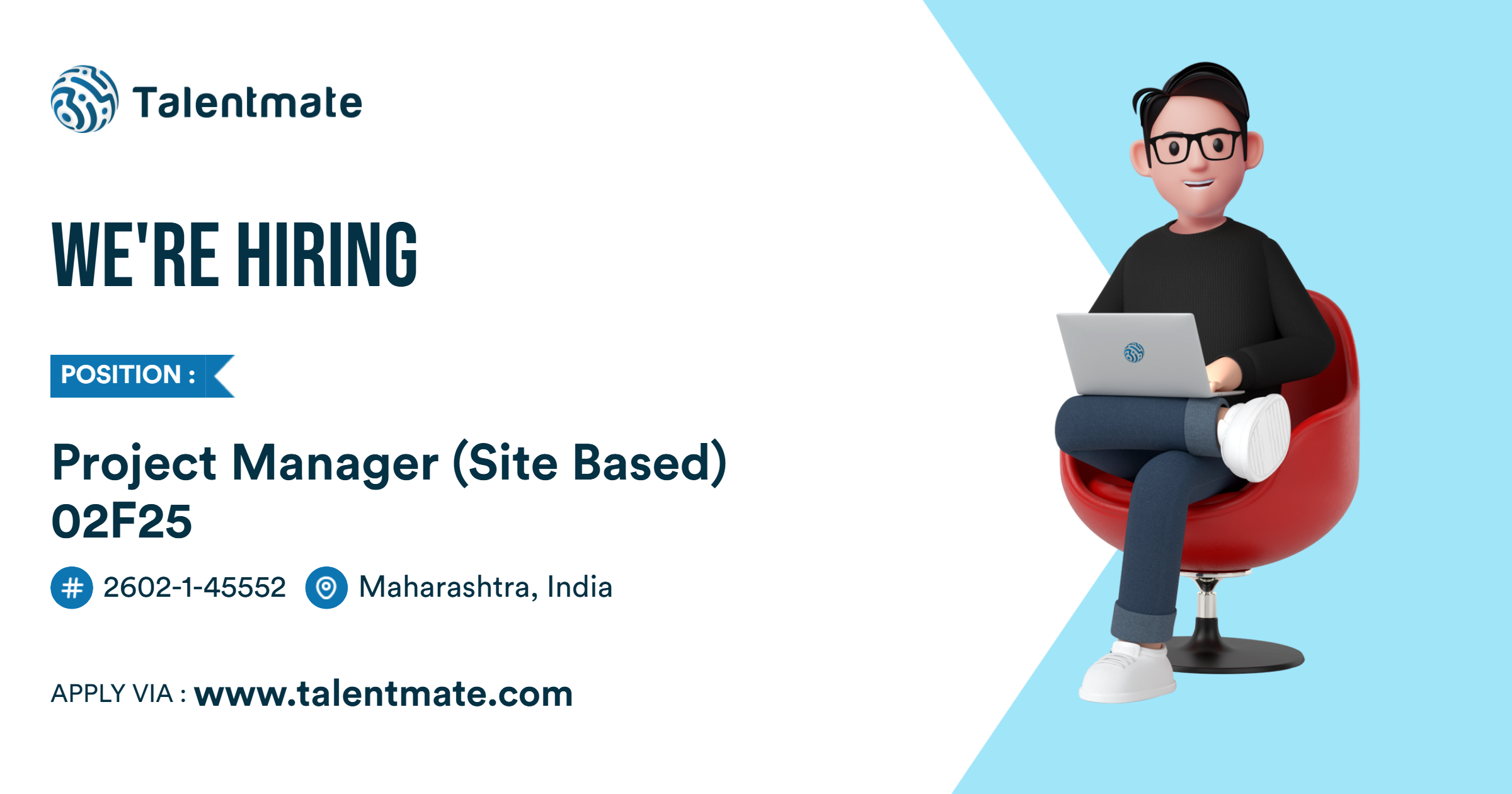 Project Manager (Site Based) 02F25 Jobs in Maharashtra, India