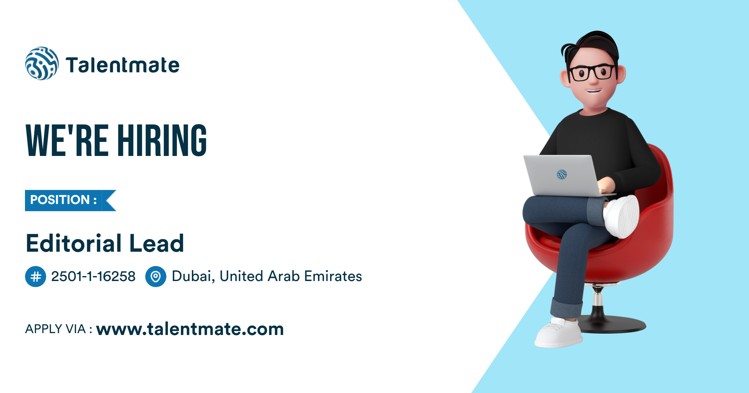 Editorial Lead Jobs in Dubai, United Arab Emirates