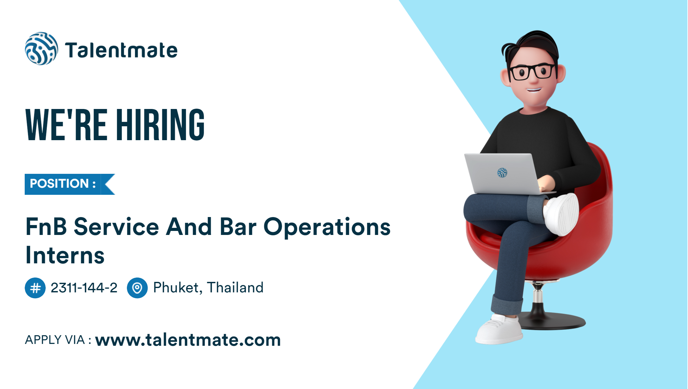 FnB Service and Bar Operations Interns Jobs in Phuket, Thailand